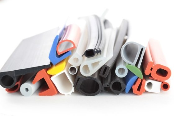 silicone rubber strip tubing silicone rubber extrusions profiles colorful white red blue green section