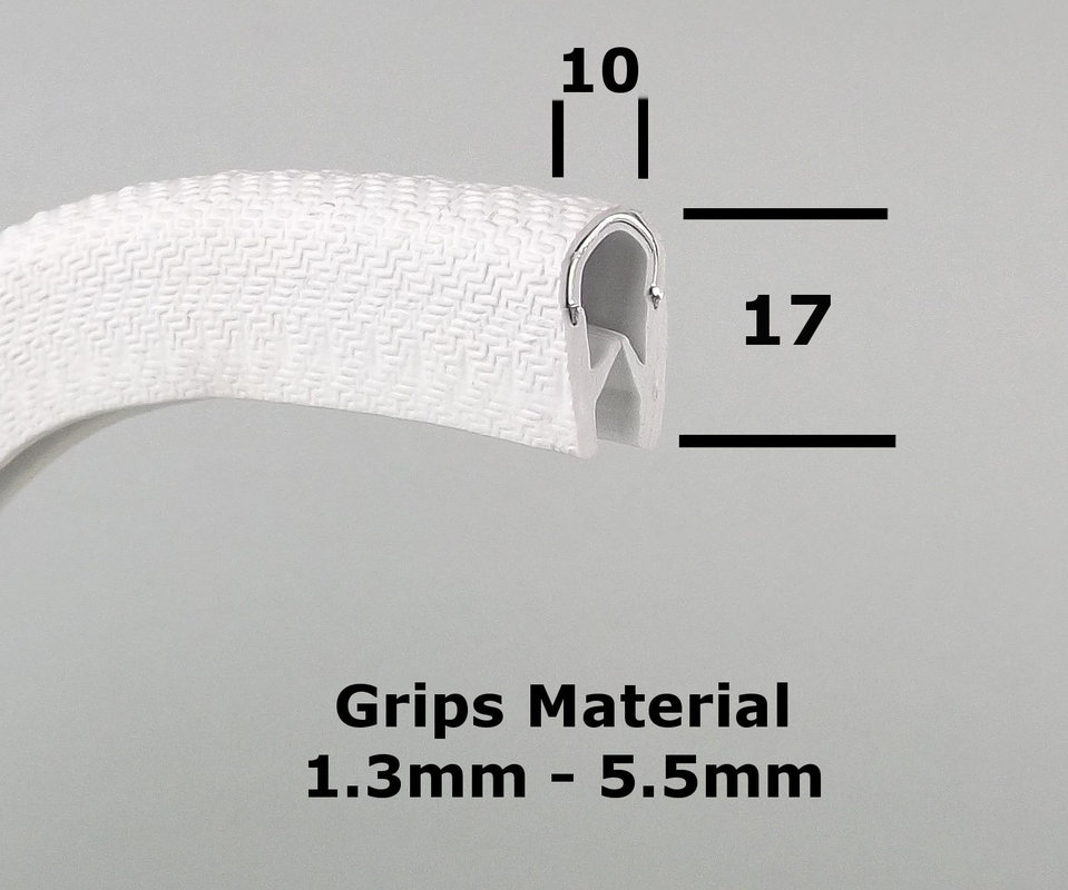 Seal Rubber Edge Trim PVC Plastic Guard for Car Sheet Metal Countertop Aluminium Door Window Flexibl