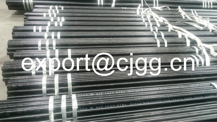 Din 1629 ST52 / Q345 Cold Drawn Seamless Steel Tube OD 10MM - 508MM
