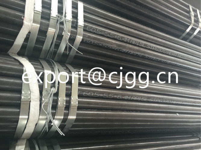 STPG370 Low Temperature Carbon Steel Pipe JIS G3454 For Pressure Pipeline