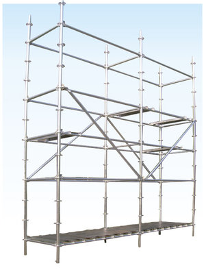Mutifuction Lightweight Aluminium Ring Lock Scaffold For Building Maintenance
