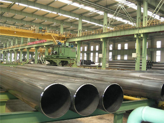 X46 , X52 , X56 LSAW Steel Pipe / Tubes For Power Plant Construction , Structural Steel Pipe