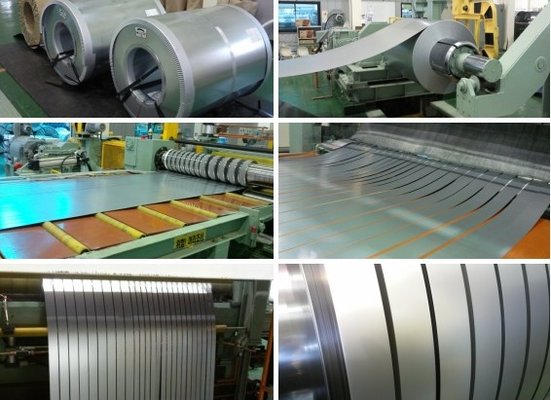 Cutting SGCH (Full hard) Hot Dip Galvanized Steel Strip for Constructual Purlins 