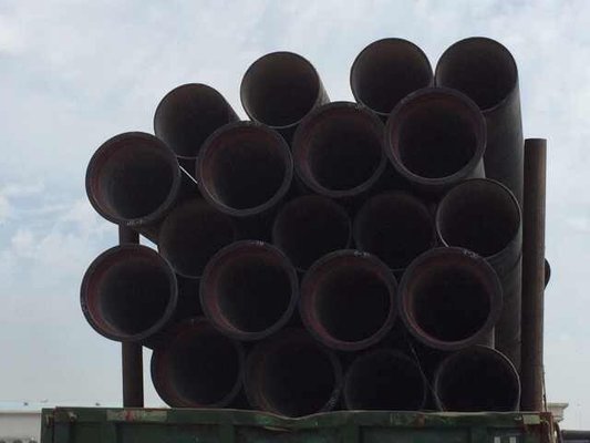 ISO2531 Ductile Iron Pipes DN400 K-type 6M k9 Centrifugal Casting bitumen coating