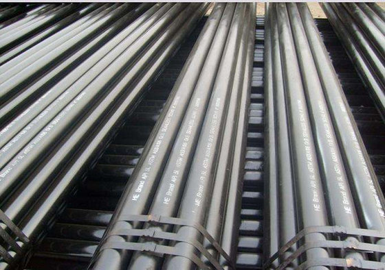 SCH60 Coating Pipe / ASTM A53 API 5L Steel Pipes / Black Steel Tube Low Pressure Fluid Pipeline 1/2" - 48"
