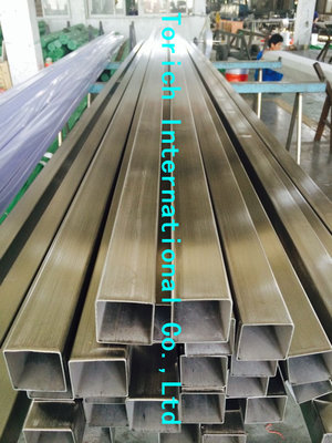 Rectangular Welded Steel Tube , ASTM A554 Welded Stainless Steel Mechanical Tubing