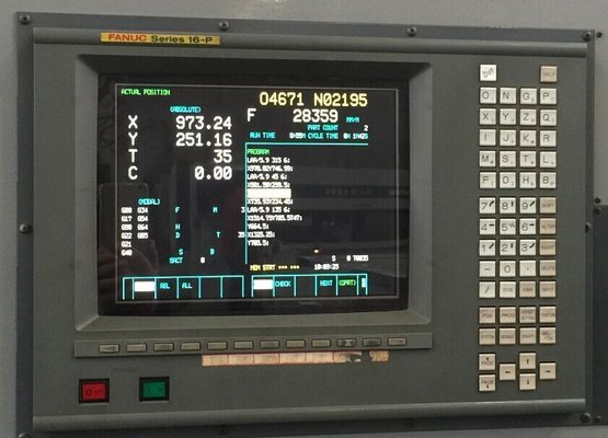 A61L-0001-0074 14" LCD display replace FANUC CNC system CRT supplier