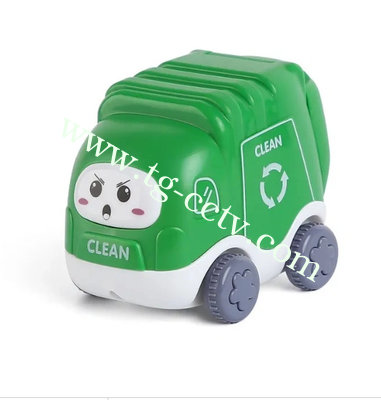 Wholesale Children′s Toys 2-6 Years Old Plastic Garbage Classification Car Toys Cartoon Engineering Car Toys