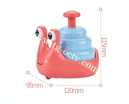 Wholesale Mini Snail Car Toys Hand Pressed Cartoon Snail Children Toys Party Supplies Interactive Toys