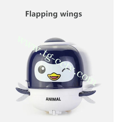 Wholesale Baby Early Education Cute Can Chew Soft Glue Mini Press Penguin Sliding Toy Children Crawling Game Toys