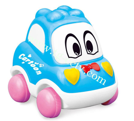 Friction Cartoon Car Toy Four-Wheel Drive Car Children′s Simulation Model Car Fall-Proof Toy