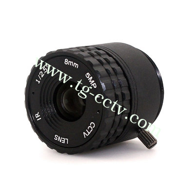 5MP 8mm Lens CS Mount HD 1/2.5 CCTV Camera lens for Day/night CCD/CMOS Security CCTV HD IP Camera