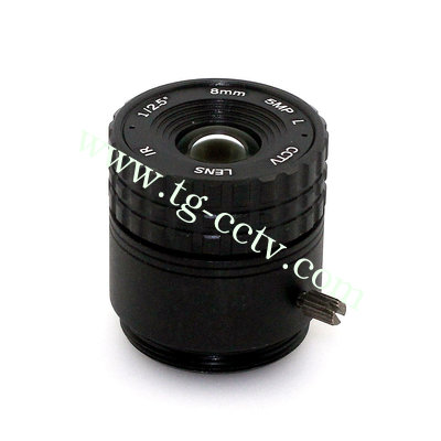 5MP 8mm Lens CS Mount HD 1/2.5 CCTV Camera lens for Day/night CCD/CMOS Security CCTV HD IP Camera, 1080P CVI Lens