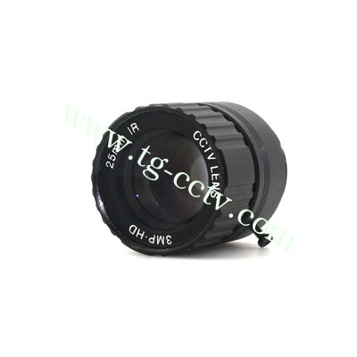 3MP 25mm CS lens HD CCTV Camera Lens 14 degree IR HD Security Camera Lens For HD IP AHD HDCVI SDI Cameras CS Mount