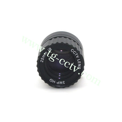 3MP 25mm CS lens HD CCTV Camera Lens 14 degree IR HD Security Camera Lens For HD IP AHD HDCVI SDI Cameras CS Mount