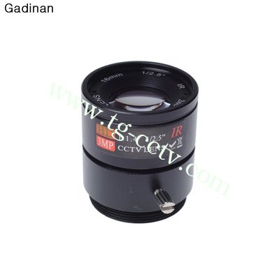 3MP 4mm/6mm/8mm/12mm/16mm CS Lens 1/2.5'' F1.4 CS Fixed IR 3.0 Megapixel CCTV Lens For IR 720P/1080P CCTV Security Cam