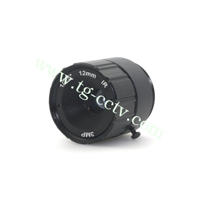 3Mega pixels 12mm CS lens IR Fixed CS Lens 1/3" CS F1.6 lens for CCTV Security Camera