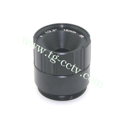 3Mega pixels 16mm CS lens IR Fixed CS Lens 1/3" CS F1.6 lens for CCTV Security Camera