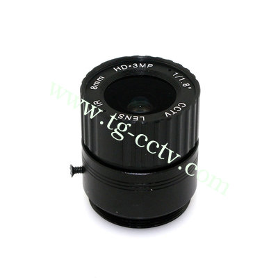 8mm 1/1.8' cs lens HD CCTV Camera Lens 43 degree 3MP IR HD Security Camera Lens For HD IP AHD HDCVI SDI Cameras CS Mount