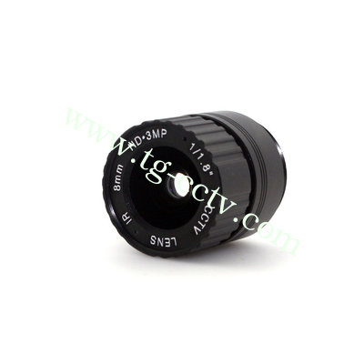 8mm 1/1.8' cs lens HD CCTV Camera Lens 43 degree 3MP IR HD Security Camera Lens For HD IP AHD HDCVI SDI Cameras CS Mount