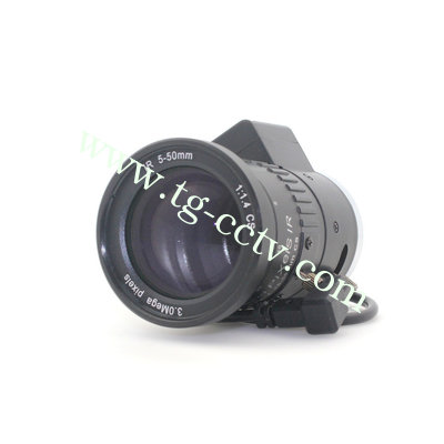 3.0 Megapixel Varifocal HD CCTV Camera, ITS Lens 5-50mm CS Mount Auto iris F1.4 For IP Camera box