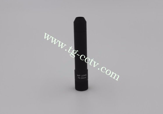 HD CCTV Lens pinhole 70MM M12 Mount, F1.6 3.98 degree for security CCTV cameras