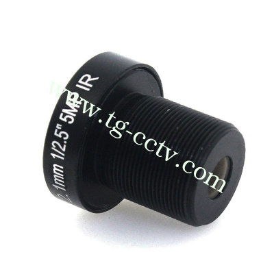 2.1mm 5.0 Megapixel Fisheye CCTV Camera Lens155D Compatible Wide Angle Panoramic CCTV Lens For HD IP Camera M12 Mount