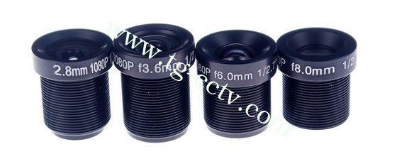 1080P 128 degreee 1/2.5'' 2.8mm For HD Full HD CCTV Camera IP Camera M12*0.5 MTV Mount