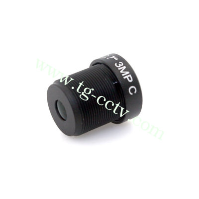 3MP 1/2.7" 2.8mm 120 Degrees Wide Angle View Fisheye CCTV IR Fixed Board Lens M12 MTV Mount Holder Support for Analog IP