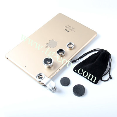 Universal clip on phone 3in1 lenses for Moblie Smart Phones 3 in 1 FishEye Wide Angle Macro Lens For iPhone For XIAO MI