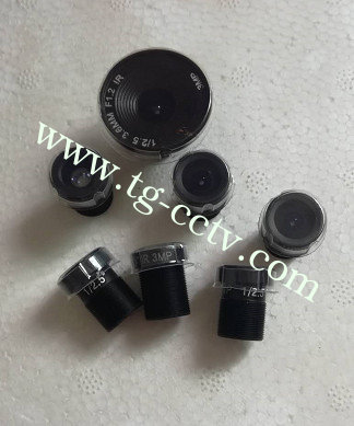 1/2.5" 3.0Megpixel M12 MTV 3.6mm/6mm board lens promotion