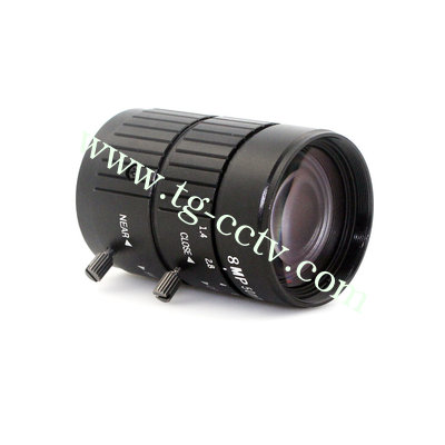 8MP 4K 50mm F1.4 Manual ITS Road Traffic Surveillance CCTV Lens C Mount for 5MP 6MP 8 Megapixel HD Box Body Camera