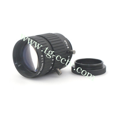 5MP 50mm Fixed Focus CS, C Mount for CCTV Camera Lens for cctv Industrial Microscope Camera