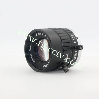 10MP 35mm 1:1.8 HD Industrial Camera Fixed Manual IRIS Focus Zoom Lens C Mount CCTV Lens for CCTV Camera Industrial