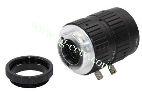 HD 5MP CCTV Camera Lens 12mm F1.6 Aperture 2/3" Image Format Mount C Industrial Security Road monitoring