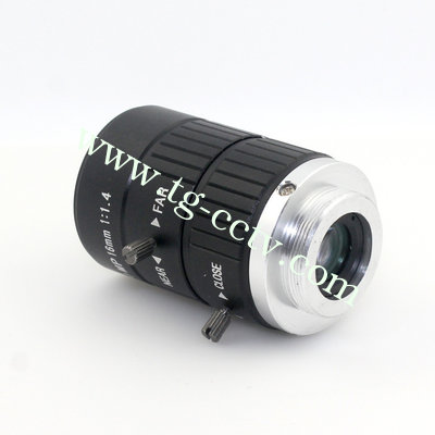 HD 10MP CCTV Camera Lens 16mm F1.4 Aperture Mount C for CCTV Camera or Industrial Microscope road monitoring