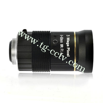 Manual iris lenses, 8-50mm Camera Lens for Industry Microscope Camera, C mount, 3.0MP