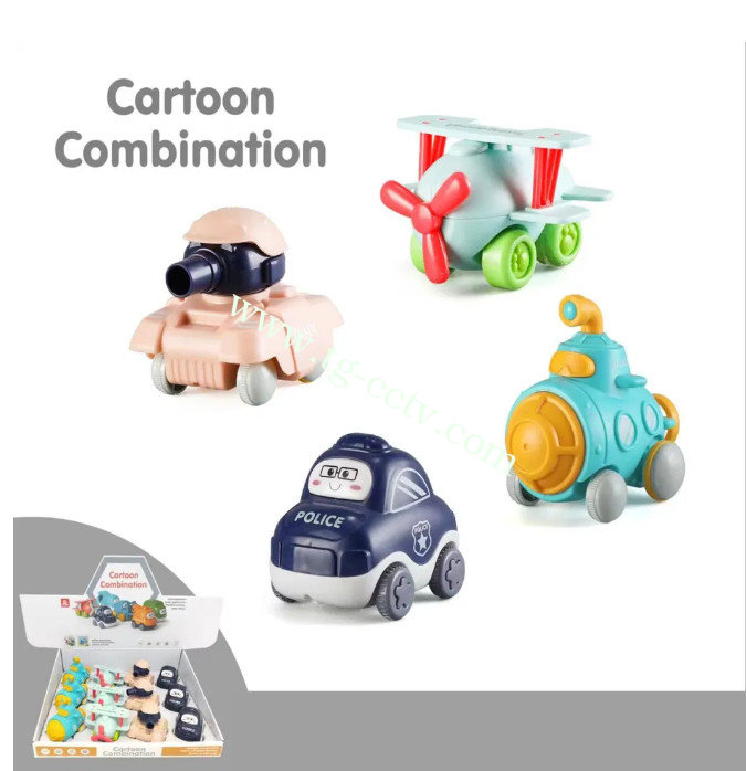 Factory Wholesale Children′s Toys Military Vehicles Toys Inertia Cars Friction Toys Cars Can Slide on The Ground