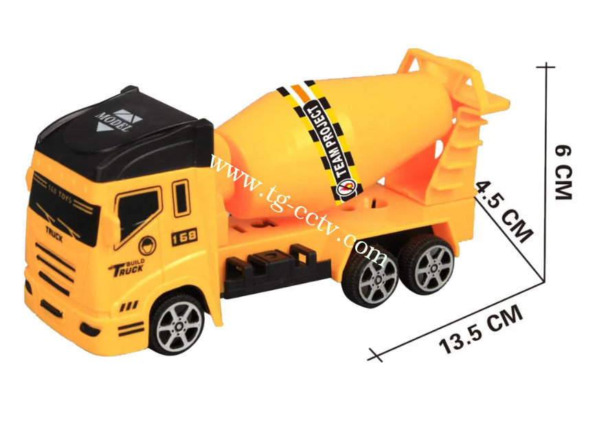 Inertia Four-Wheel Drive Engineering Vehicle Children′s Simulation Model Car Fall Prevention Toy Friction Car Return Car