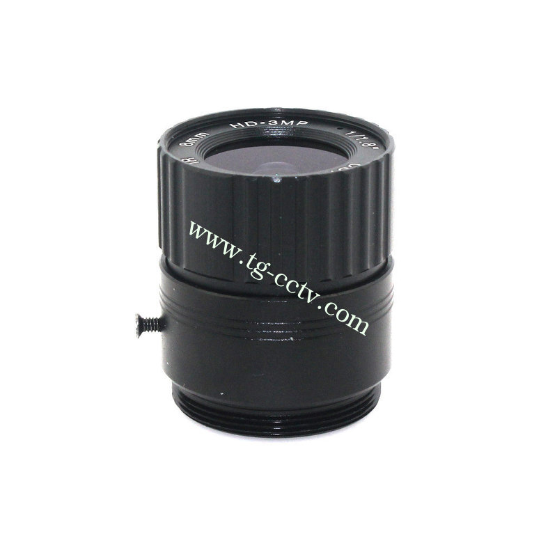 8mm 1/1.8' cs lens HD CCTV Camera Lens 43 degree 3MP IR HD Security Camera Lens For HD IP AHD HDCVI SDI Cameras CS Mount