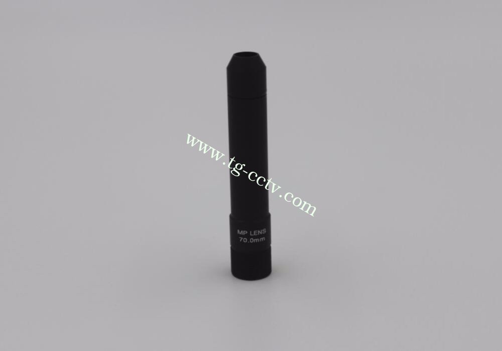 HD CCTV Lens pinhole 70MM M12 Mount, F1.6 3.98 degree for security CCTV cameras