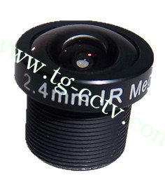5MP 1/2.7" Fisheye Lens M12 Mount 2.4 mm HD Megapixels Lens Wide Angle CCTV Lens For Security Camera
