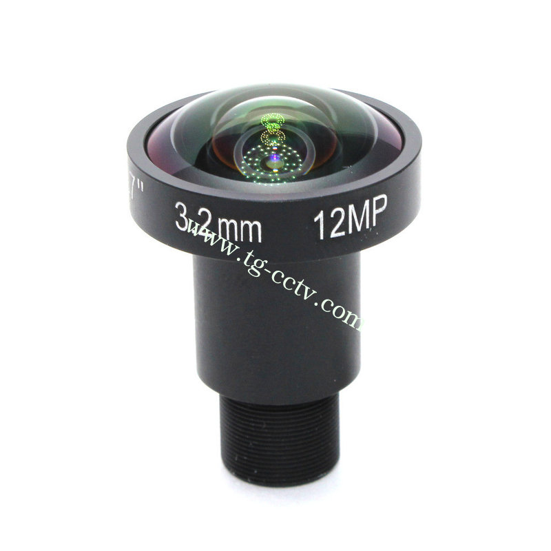 4K Lens 12Megapixel Fixed M12 Lens 3.2mm 160 Degree 1/1.7 inch For IMX226 4K IP CCTV camera or 4K Action Camera