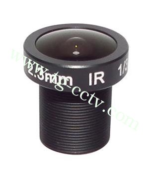 3.0 Megapixel Fixed M12 Lens 2.3mm 172 Degree 1/3 inch For CCTV camera