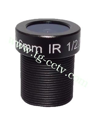 3.0 Megapixel Camera Lens 3.6mm 130 Degree 1/2.5'' inch, M12 mount, F2.0 aperture lens
