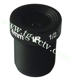 3.0MP 4mm 106.6 Degree CCTV Lens, M12 F2.6 1/2.7" IR MTV Lens