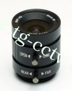6mm Manual Iris Control lens, 3.0 Megapixel,  4/6/8/12/16/25mm available