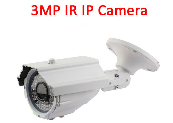3 Megapixel POE Outdoor IP Camera Bullet Type ,  Waterproof Surveillance Camera
