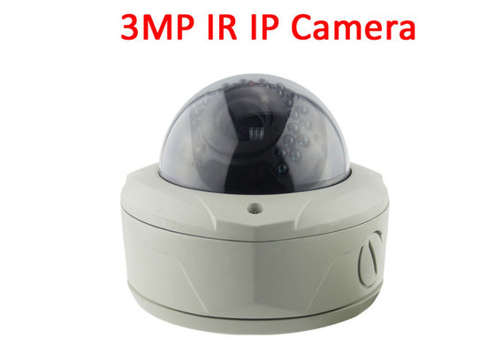3MP Dome P2P IP Camera / Network Security Camera With Ambarella S2L Processor