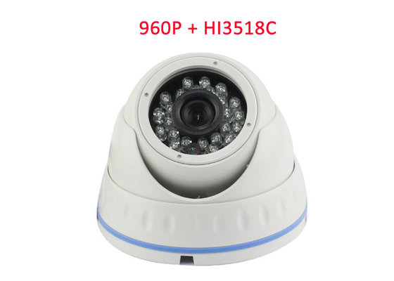 4 Channel Poe NVR Security System With Four 960P Dome Outdoor Camera